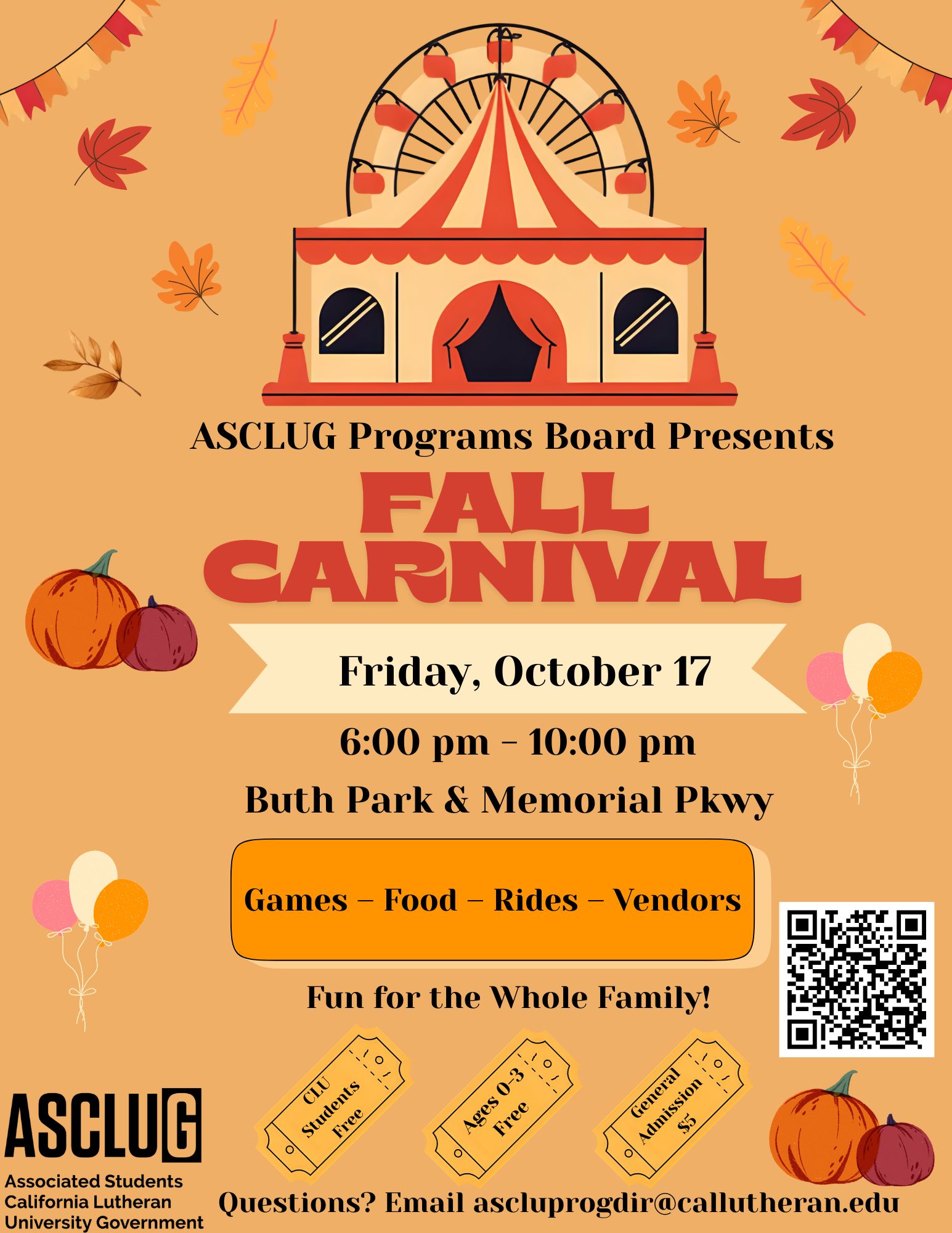Fall Carnival - Homecoming | Cal Lutheran